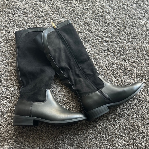 Liz Claiborne | Shoes | Liz Claiborne Womens Riverside Wide Calf Block ...